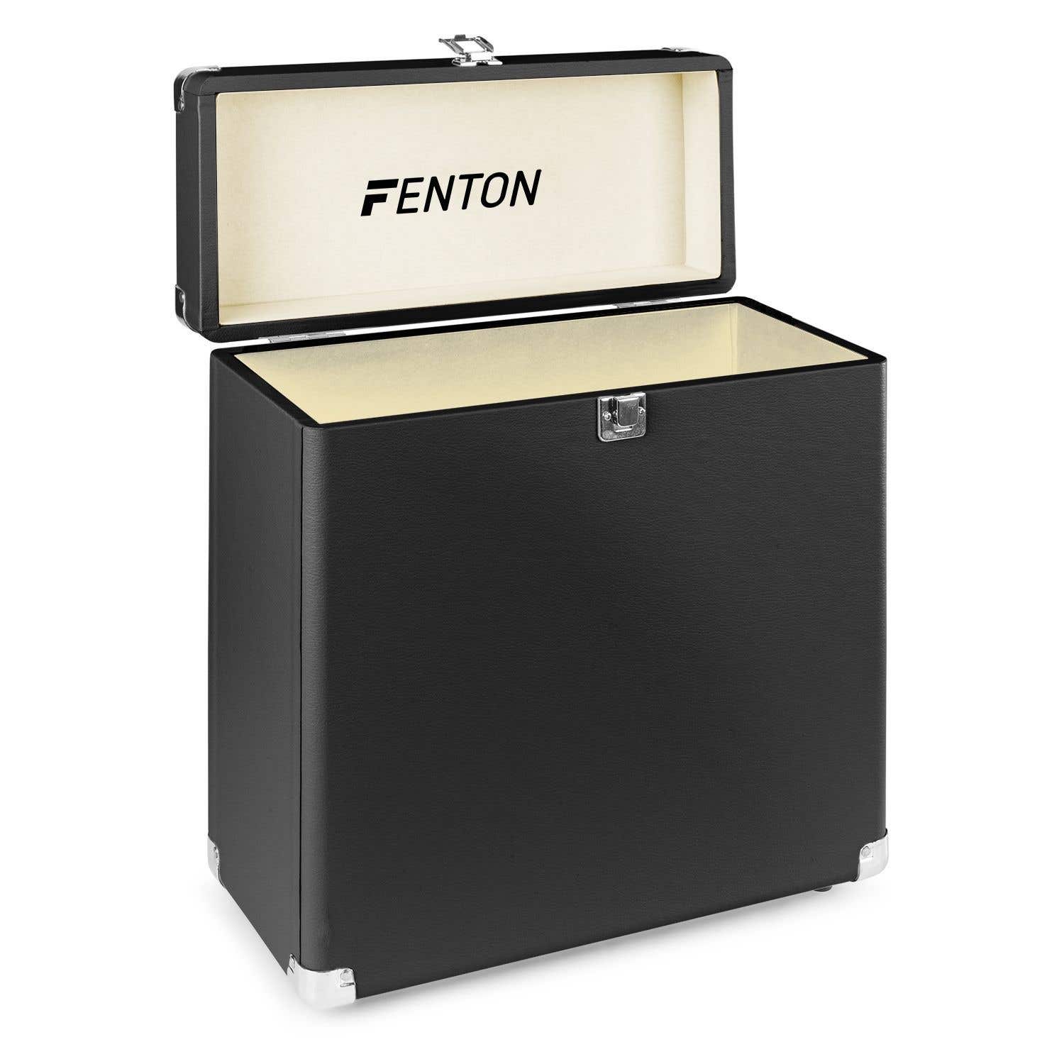 Fenton RP115C platenspeler met Bluetooth en bijpassende koffer - Zwart ...
