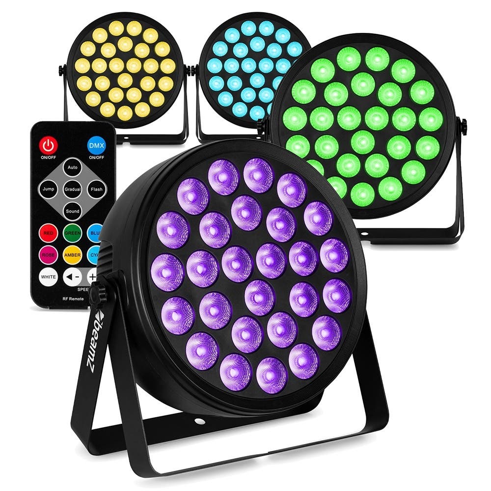BeamZ set van 4 BCC260 LED PAR met blacklight kopen?