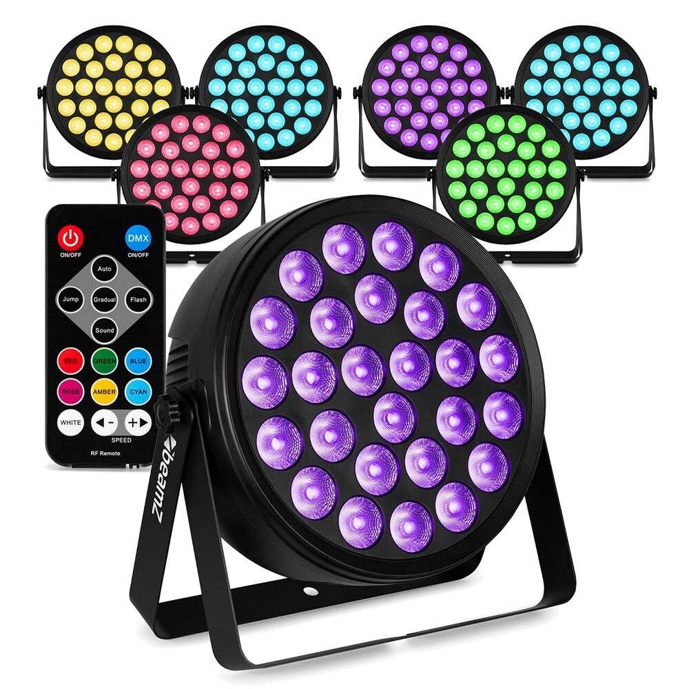 BeamZ set van 8 BCC260 LED PAR met blacklight kopen?