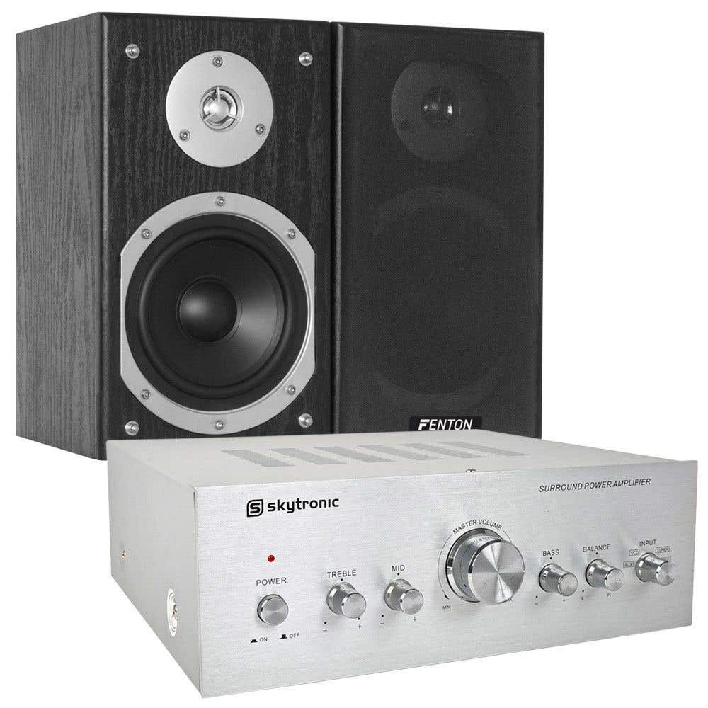 SkyTronic HiFi setje met versterker, speakers en kabels kopen?