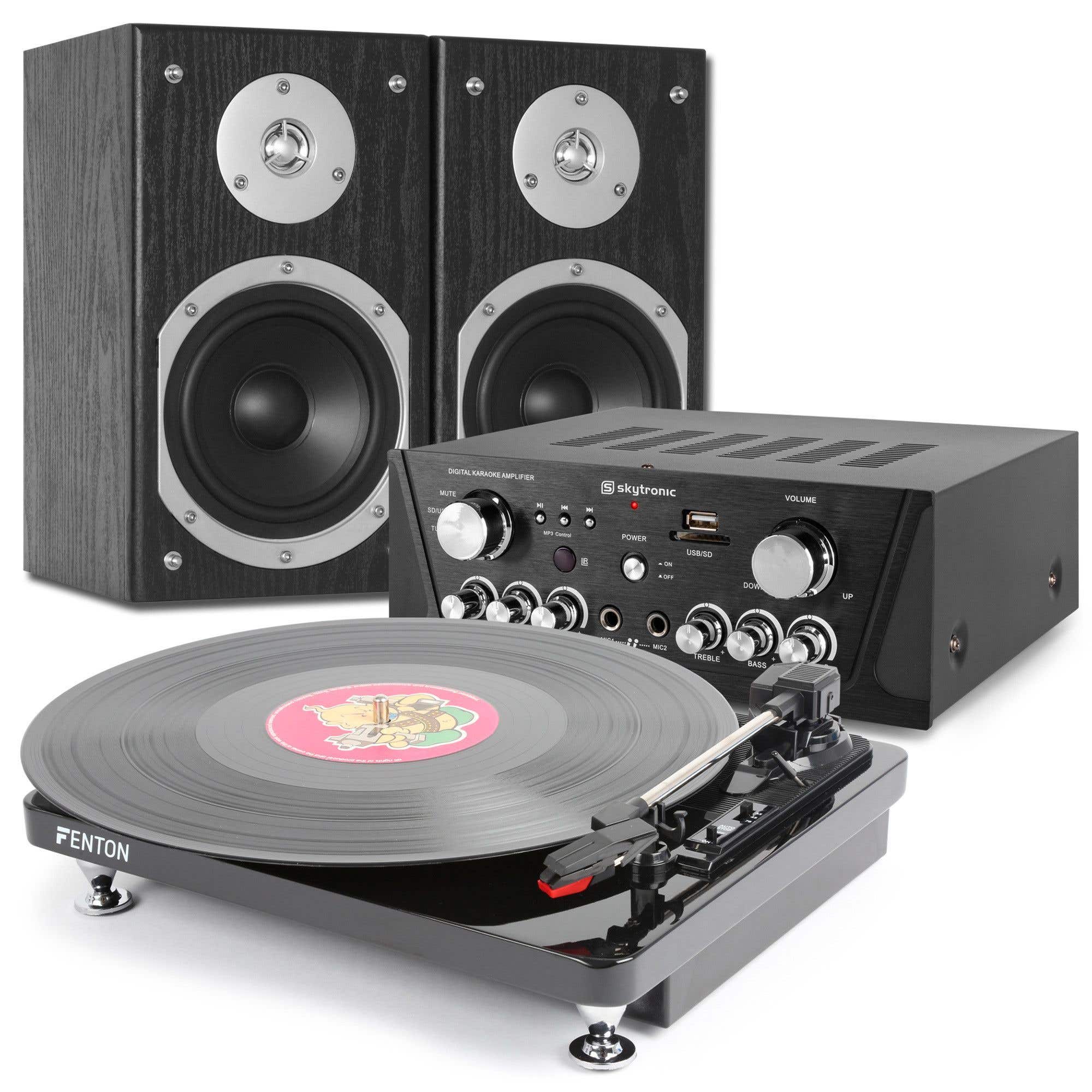 Fenton Stereo set met Platenspeler, mp3 speler en Speakers kopen?