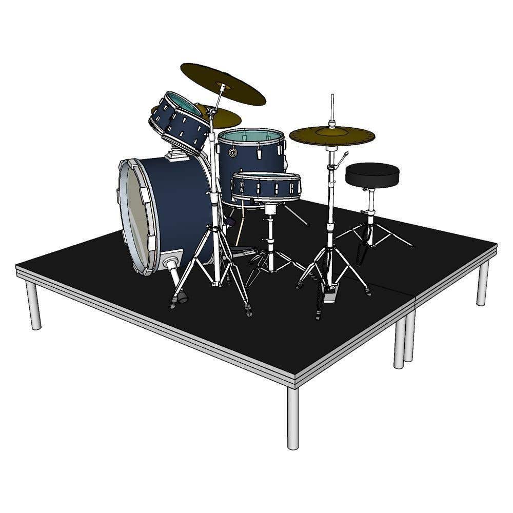 Power Dynamics Deck750 drum riser / drumpodium - 200 x 200 x 40cm kopen?