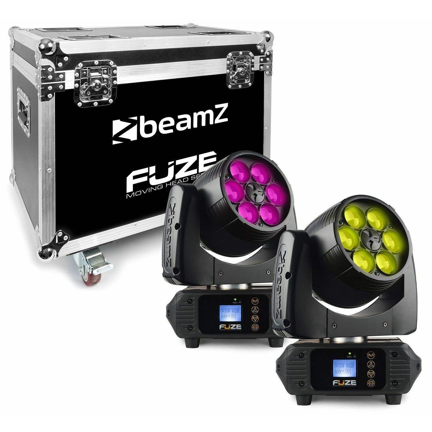 BeamZ FCFZ2 Flightcase voor 2 stuks FUZE 75B/75S/610Z moving heads kopen?