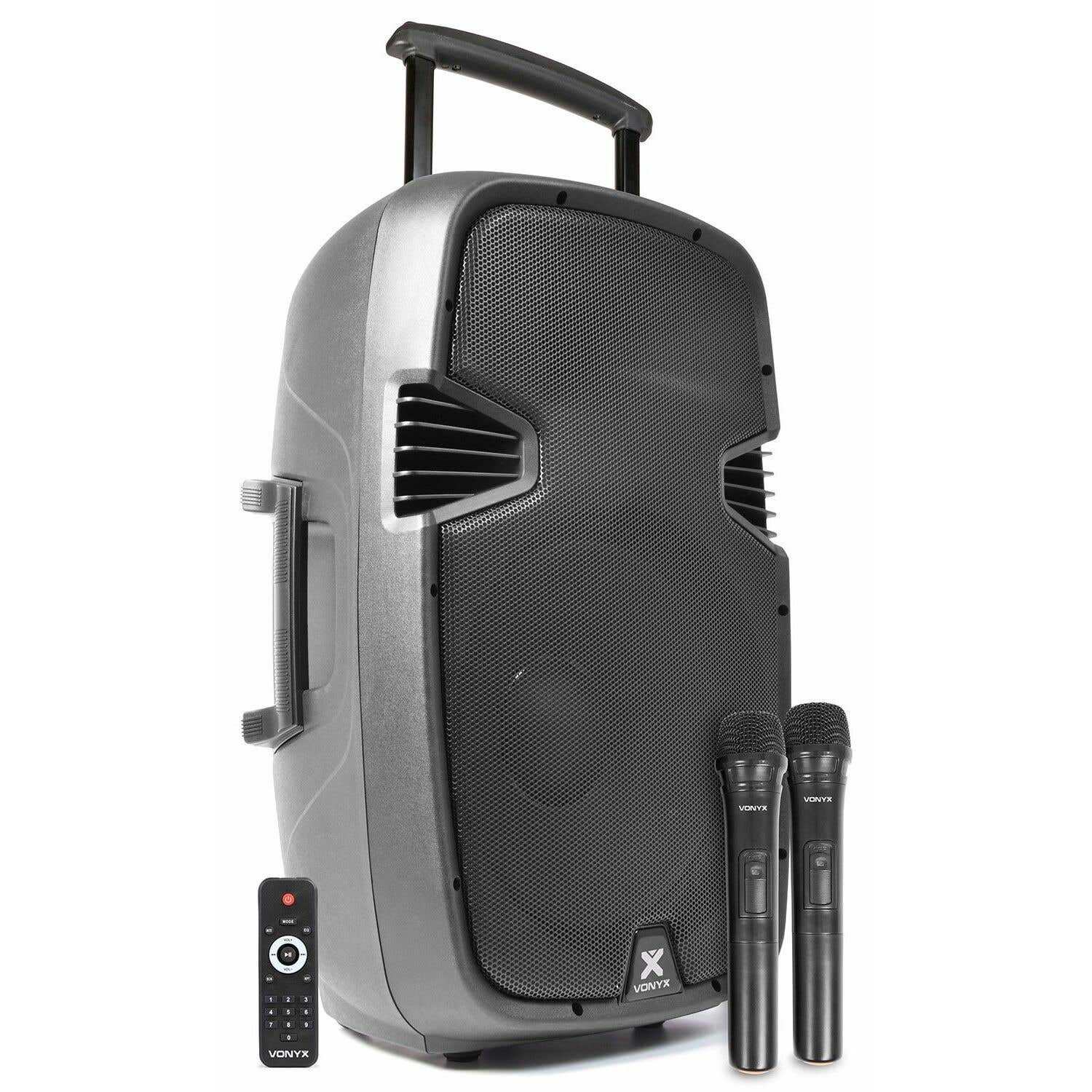 Vonyx SPJ-PA915 Mobiele speaker 15" 700W op accu met Bluetooth en USB kopen?