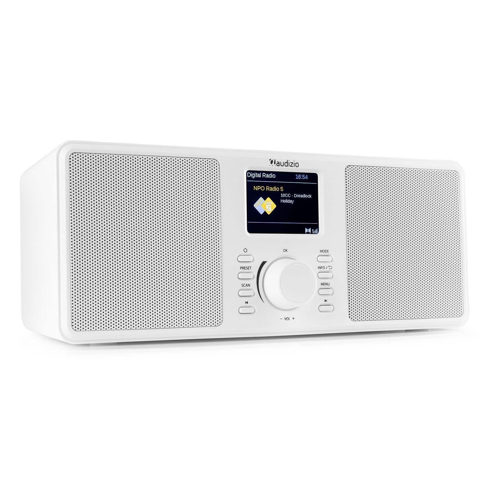 Audizio Monza stereo DAB radio met Bluetooth - Wit kopen?