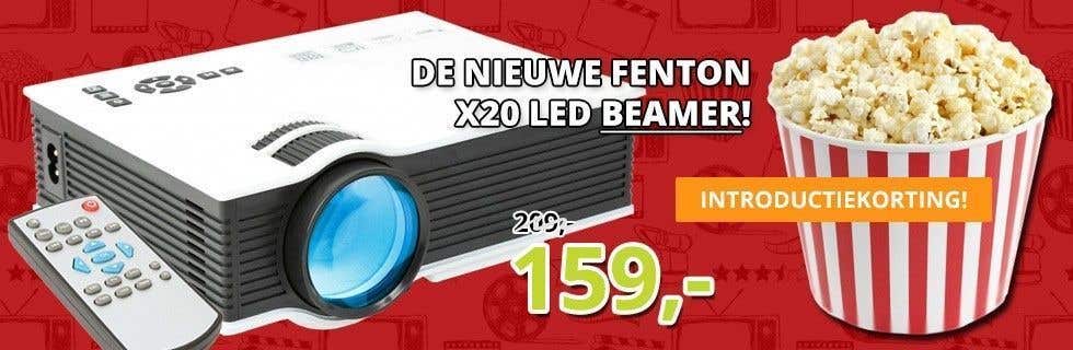 De nieuwe Fenton X20 LED Beamer